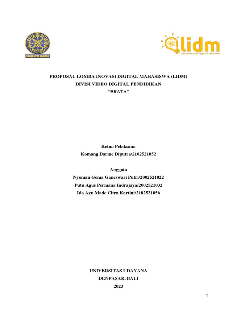 LIDM 2023 - Divisi Video Digital Pendidikan - 001013 - YTTA Project ...