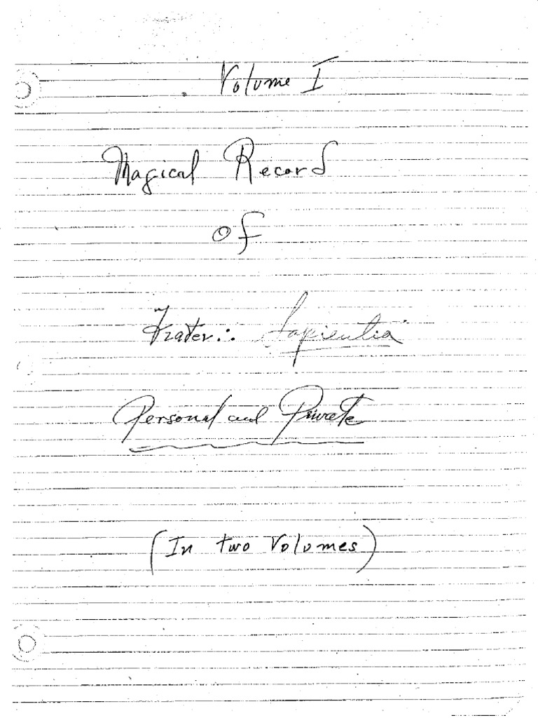 Choronzon Club Document 1 Compressed | PDF
