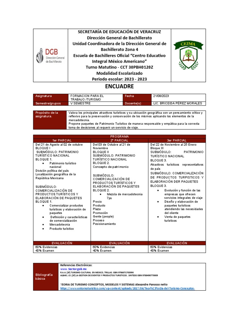 Formación en Turismo para Bachilleres | PDF