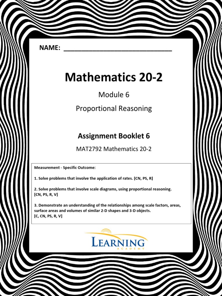 Math 20 2 Assignment Booklet 6 2022r Pdf 