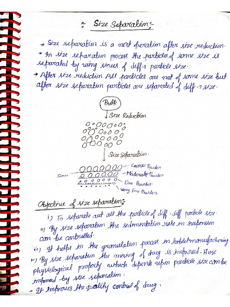Size Separation | PDF