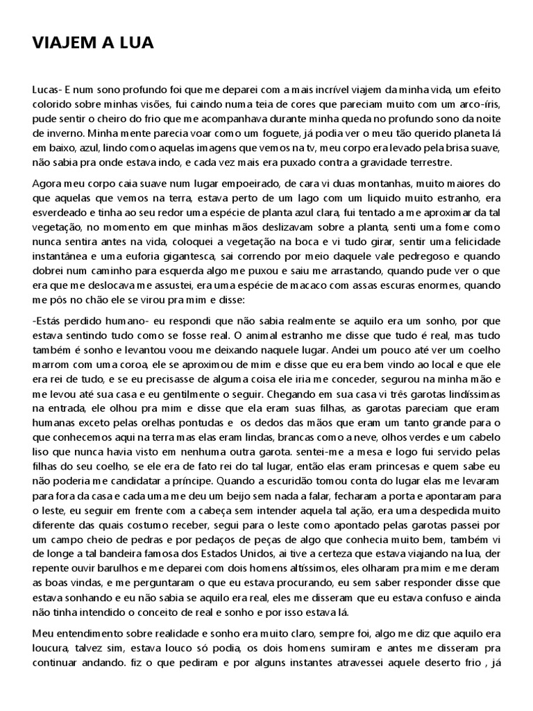 Viagem A Lua | PDF