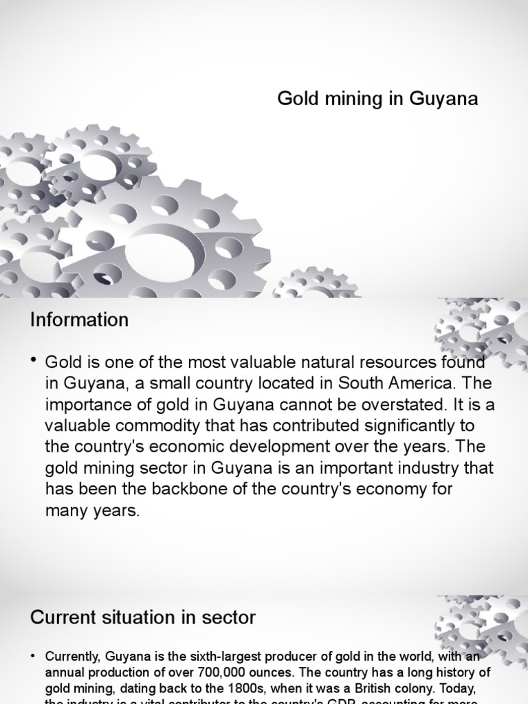Guyana's Gold Mining: Economic Impact & Future | PDF