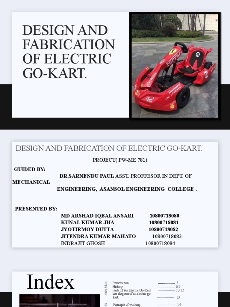 Electric Go-Kart 3 | PDF