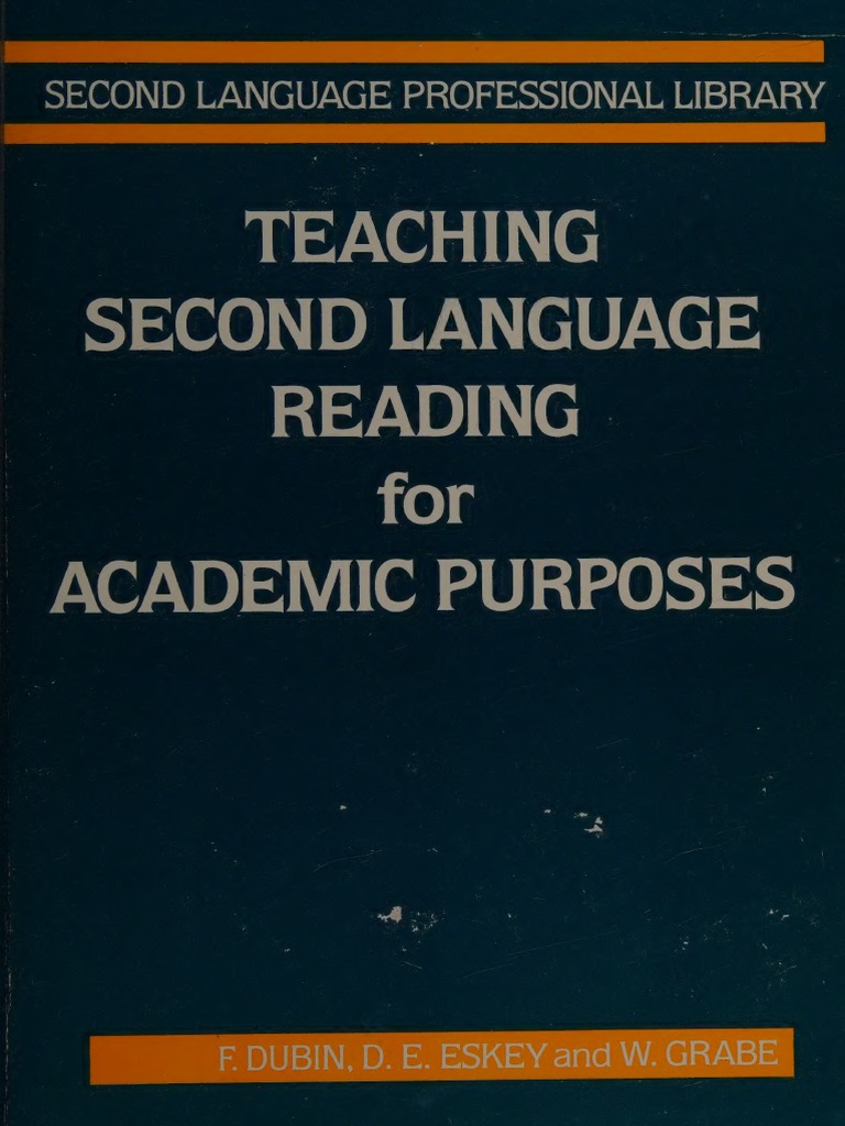 Dubin & Eskey - Teaching Second Language Reading For Academic Purposes | PDF
