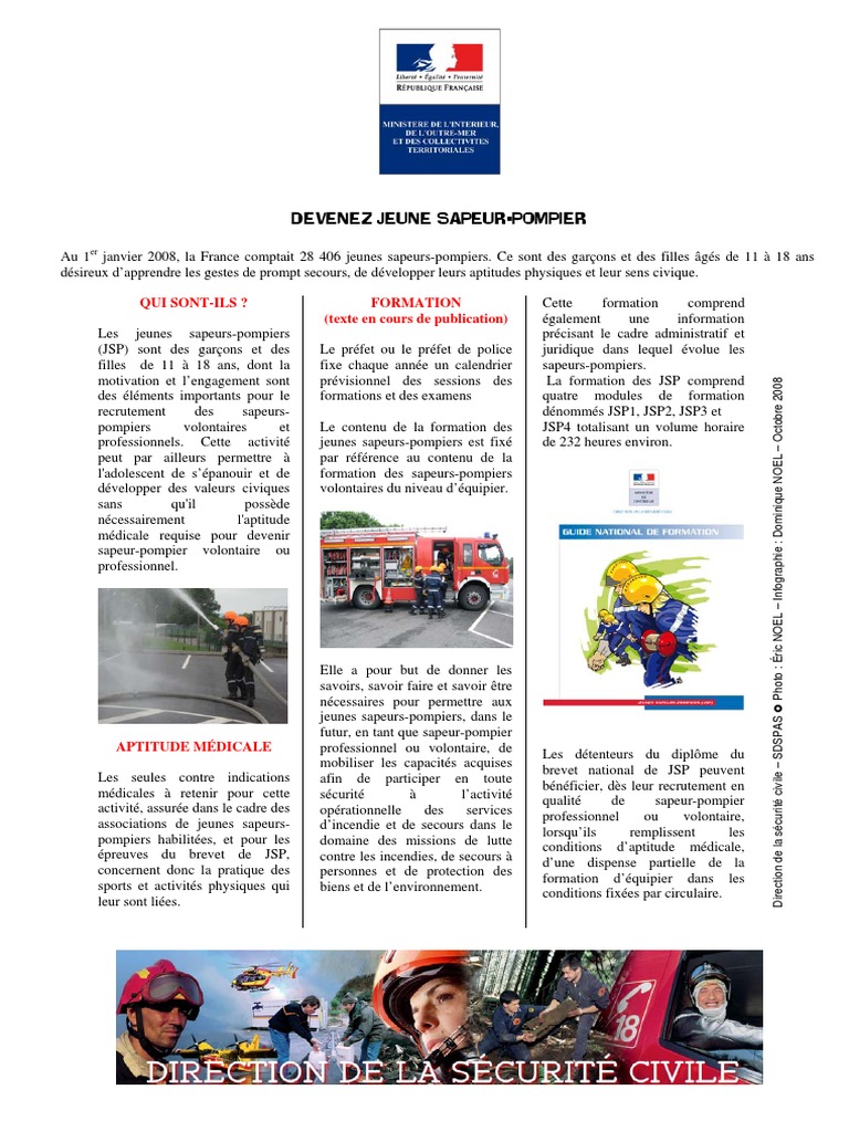 Rejoignez les Jeunes Sapeurs-Pompiers | PDF