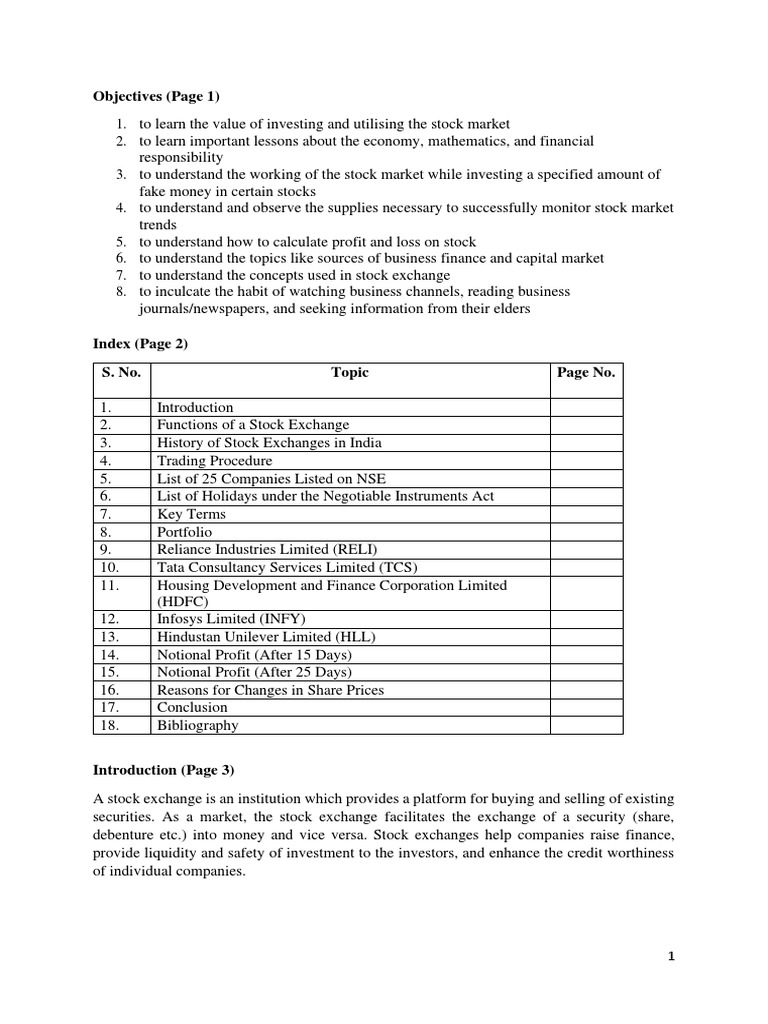 Stock Market Guide for Beginners | PDF | Stocks | Securities (Finance)