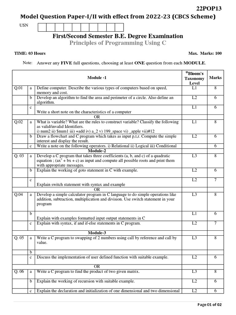 Bpops 203 Pdf Pointer Computer Programming Computer Program