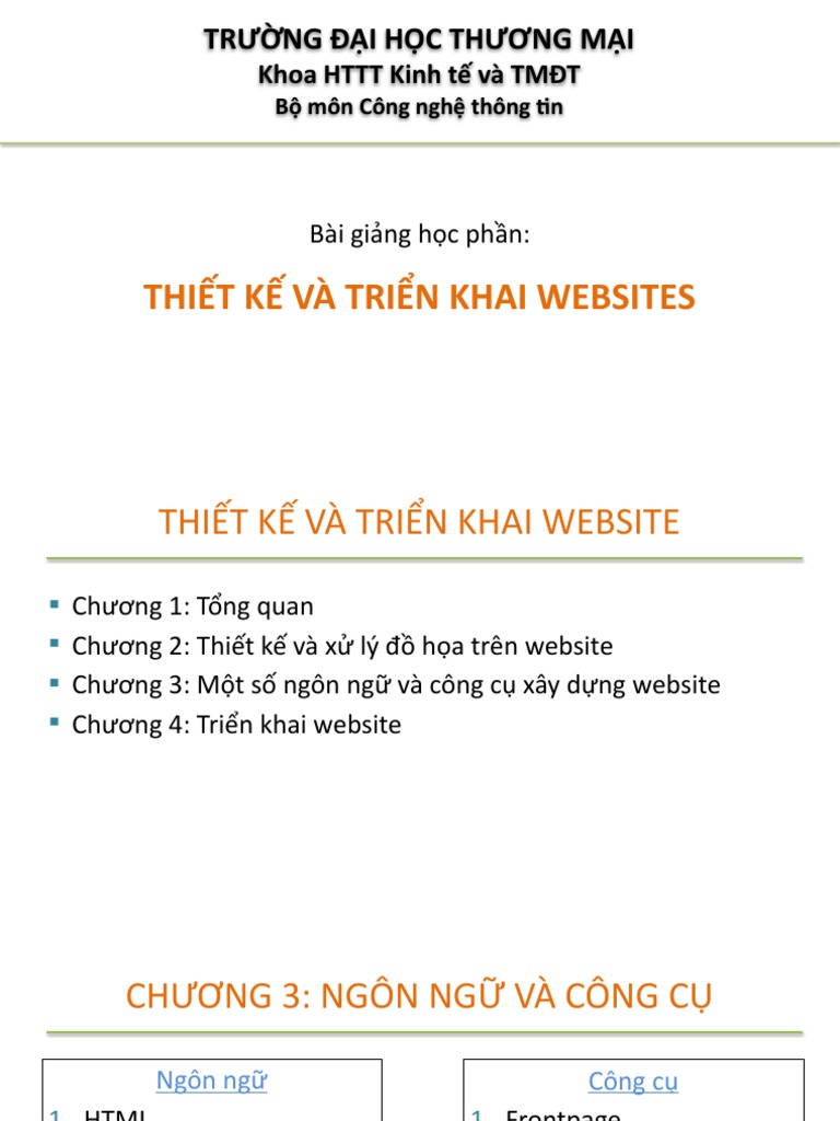 Bai Giang Web 03 - 3 - Web Programming Languages - JavaScript | PDF