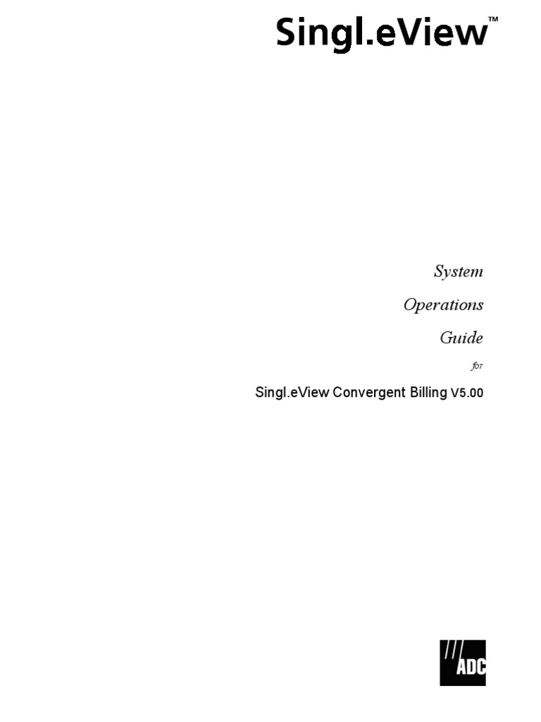 500 System Operations Guide | PDF | Invoice | Menu (Computing)