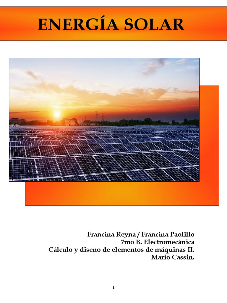 Copia de Energia Solar RP | PDF | Energía solar | Panel solar