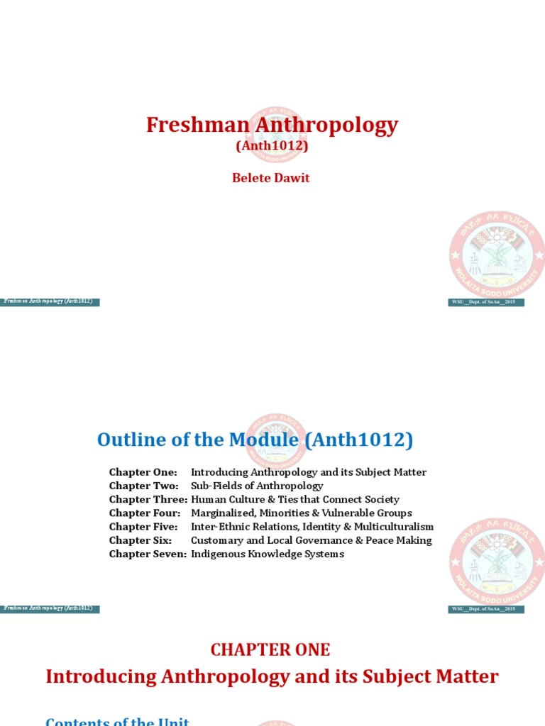 Social Anthropology | PDF