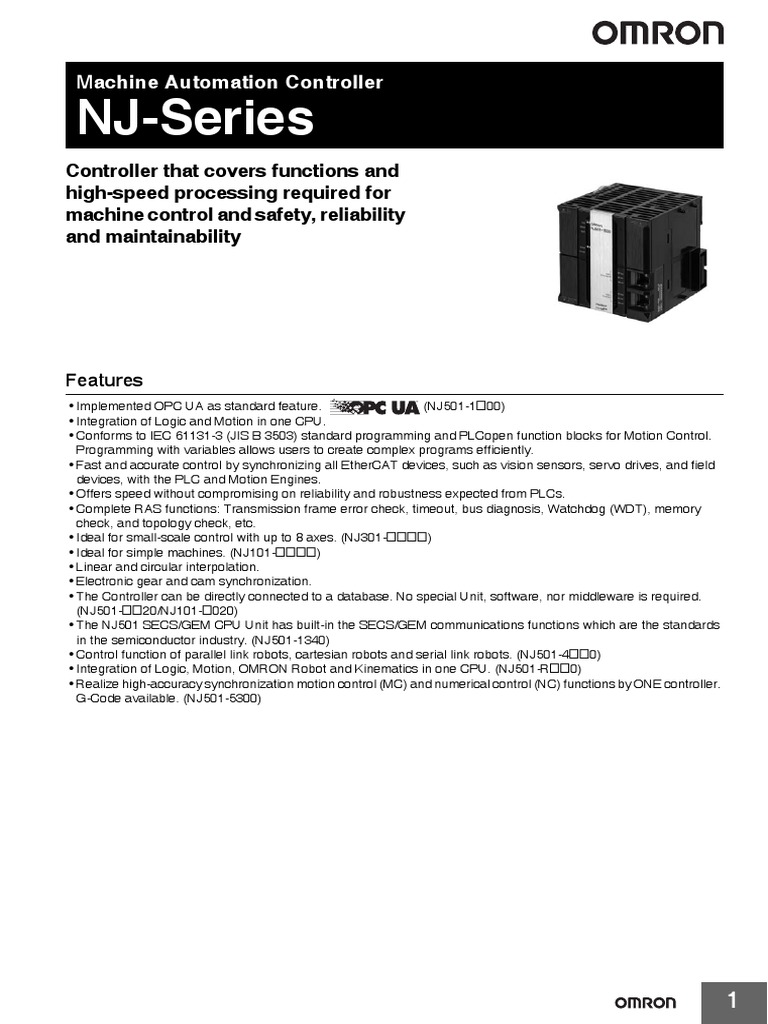 p140 Nj-Series Datasheet en | PDF | Power Supply | Electrical Connector