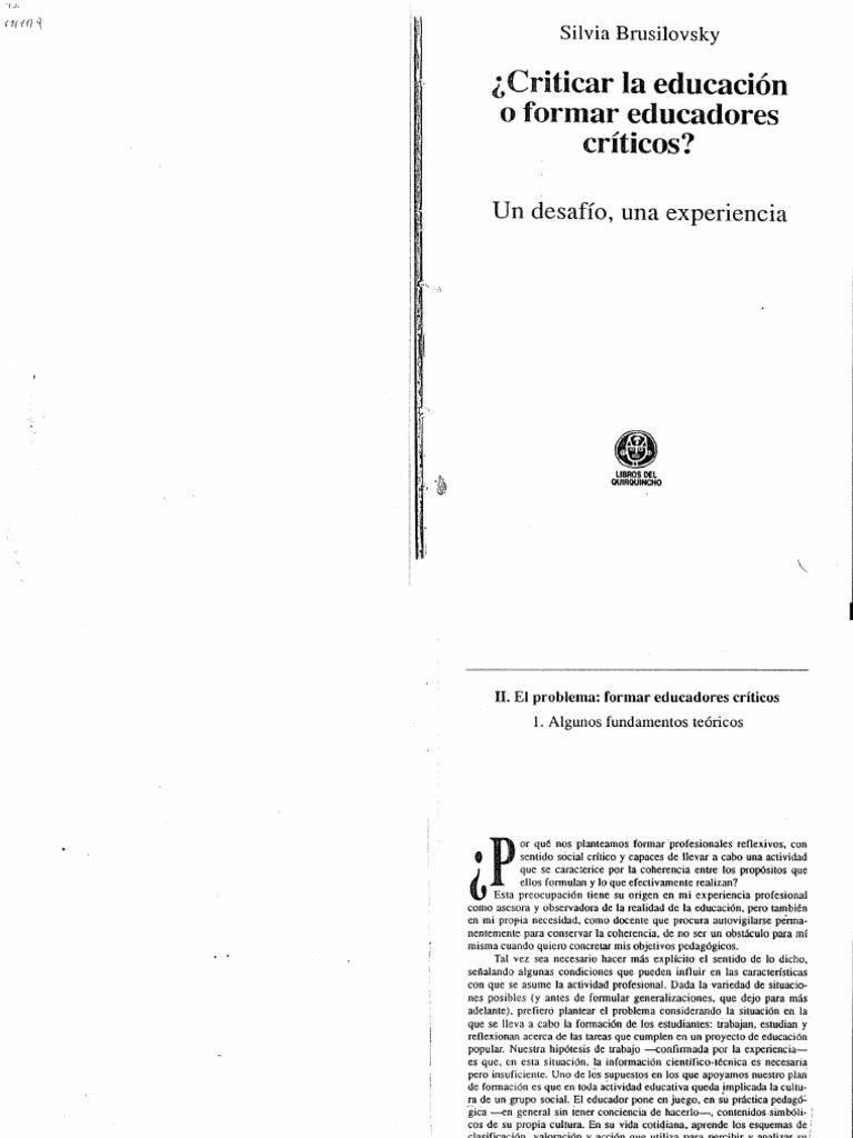 Brusilovsky Criticar | PDF