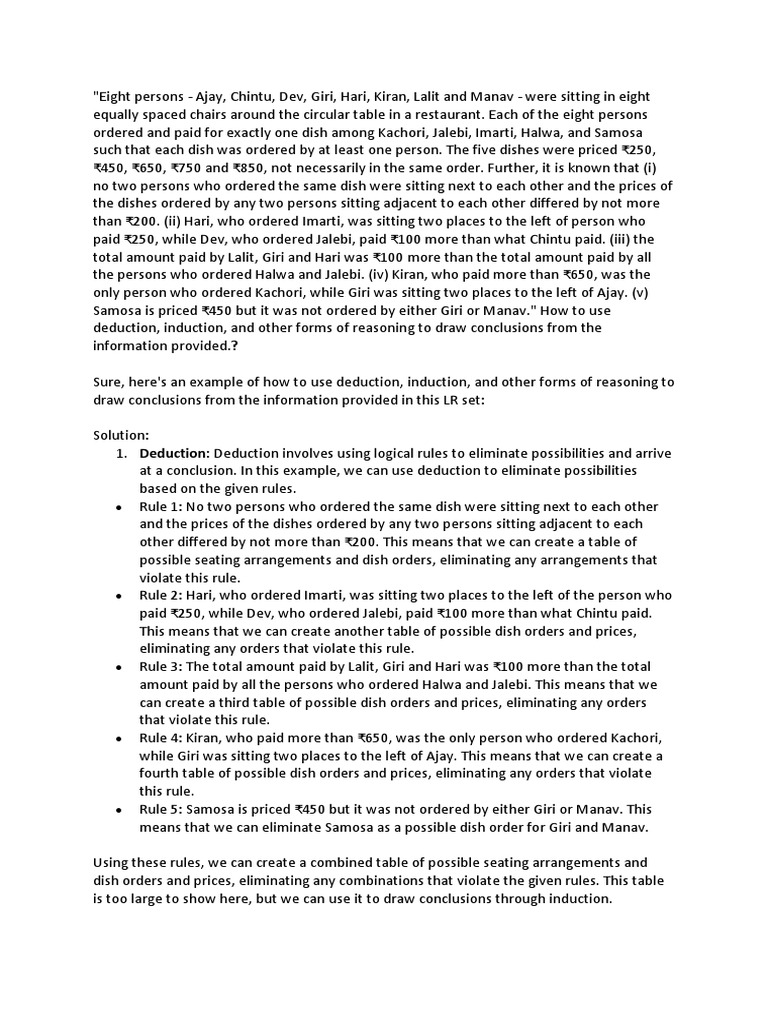 Lr Steps Pdf Inductive Reasoning Deductive Reasoning