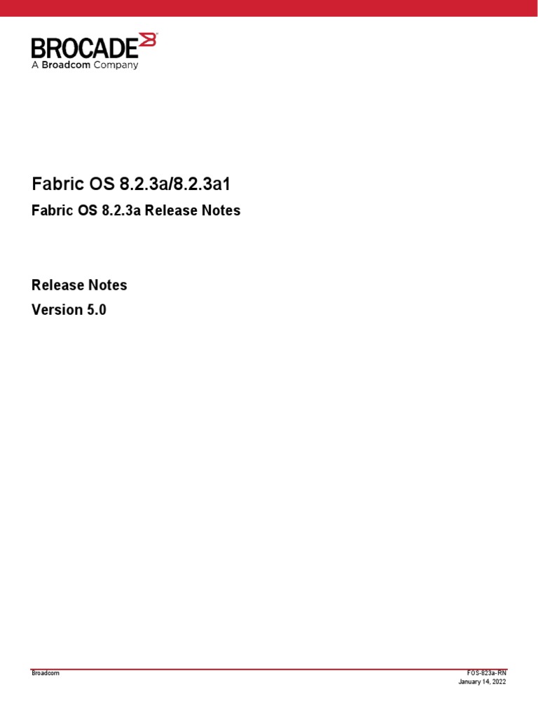 V8.2.3a Releasenotes v5.0 | PDF