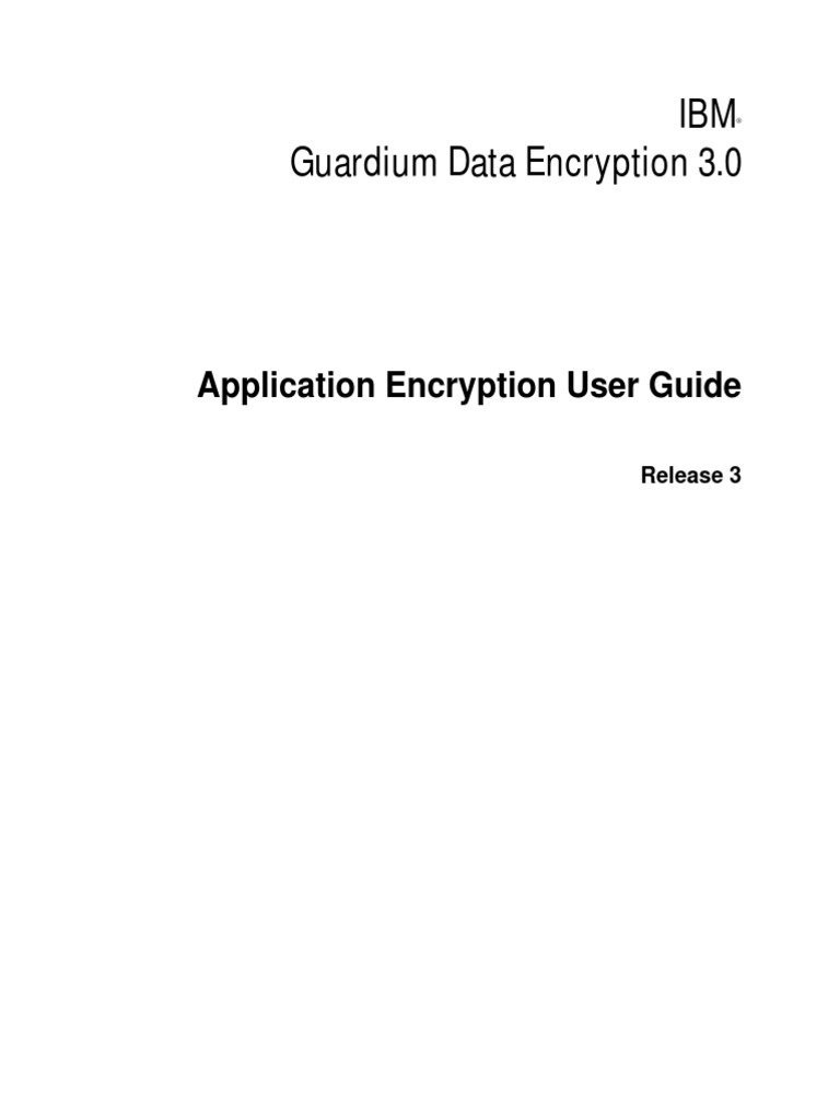GDE AppEncryptionUserGuide | PDF