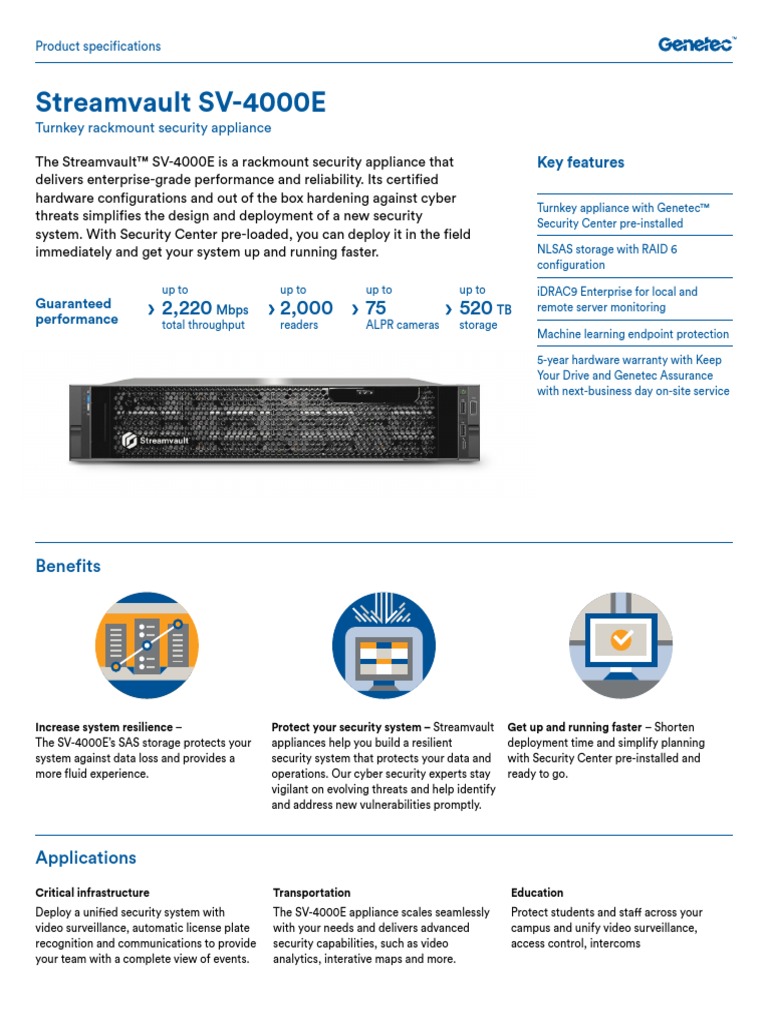 Streamvault SV 4000e | PDF