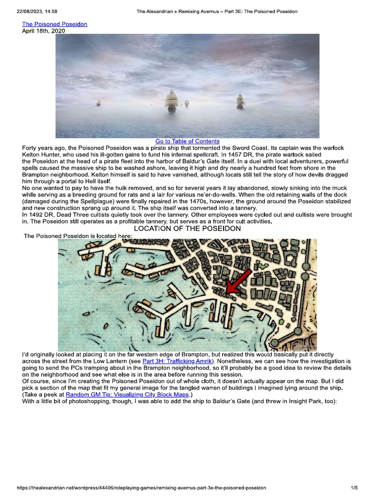 The Poisoned Poseidon | PDF