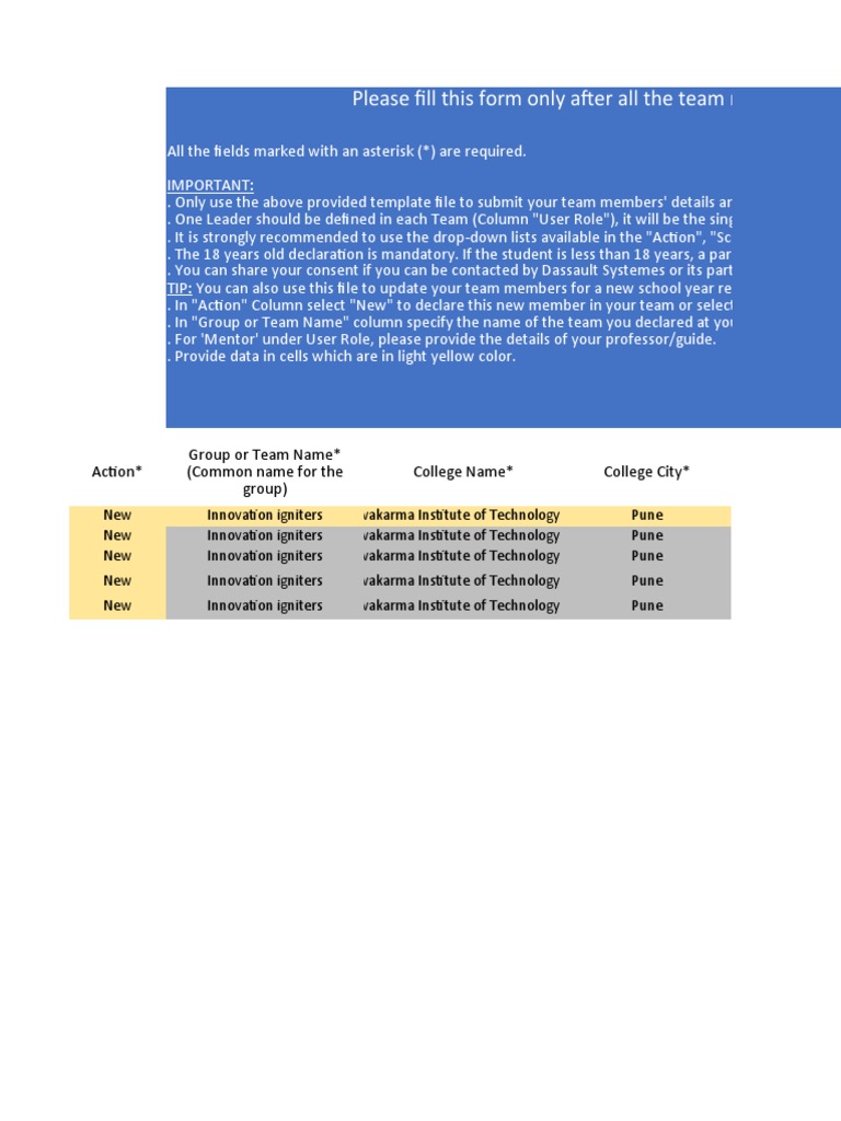 3DEXP Challenge Registration AA | PDF