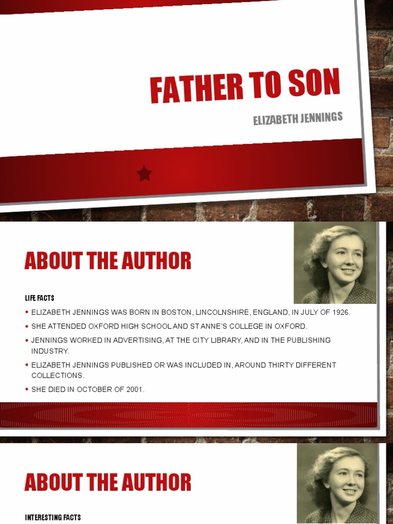Father To Son | Download Free PDF | Poetry | Metaphor