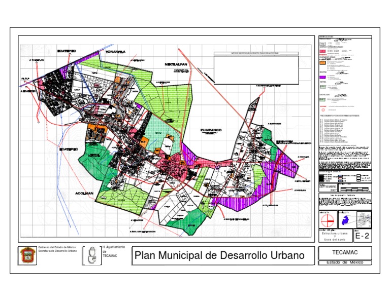 Plan Municipal de Desarrollo Urbano: Tecamac | PDF