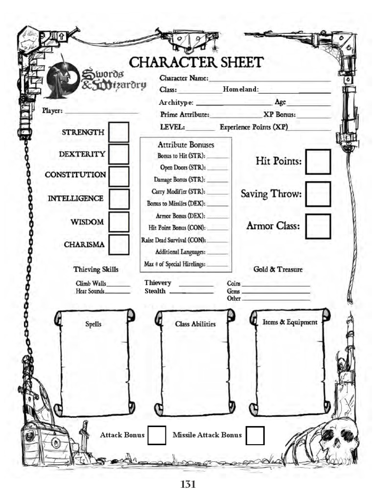 Character Sheet | PDF