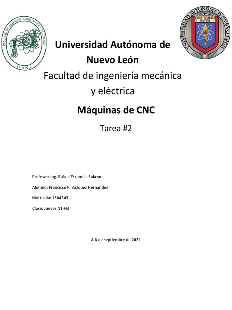 Tarea 2 CNC | PDF