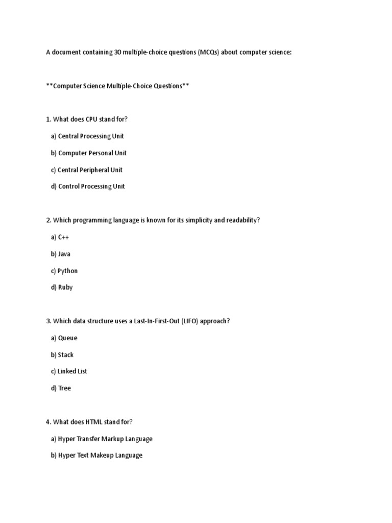 Computer Science Inter Part2 Pdf