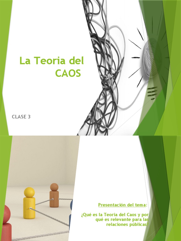Caos y Relaciones Públicas | PDF | Teoría del caos | Ciencia de sistemas