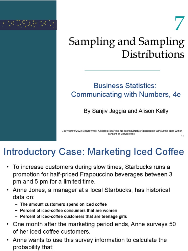 SCM 200 - Ch. 7 Powerpoint | Download Free PDF | Standard Error | Errors And Residuals