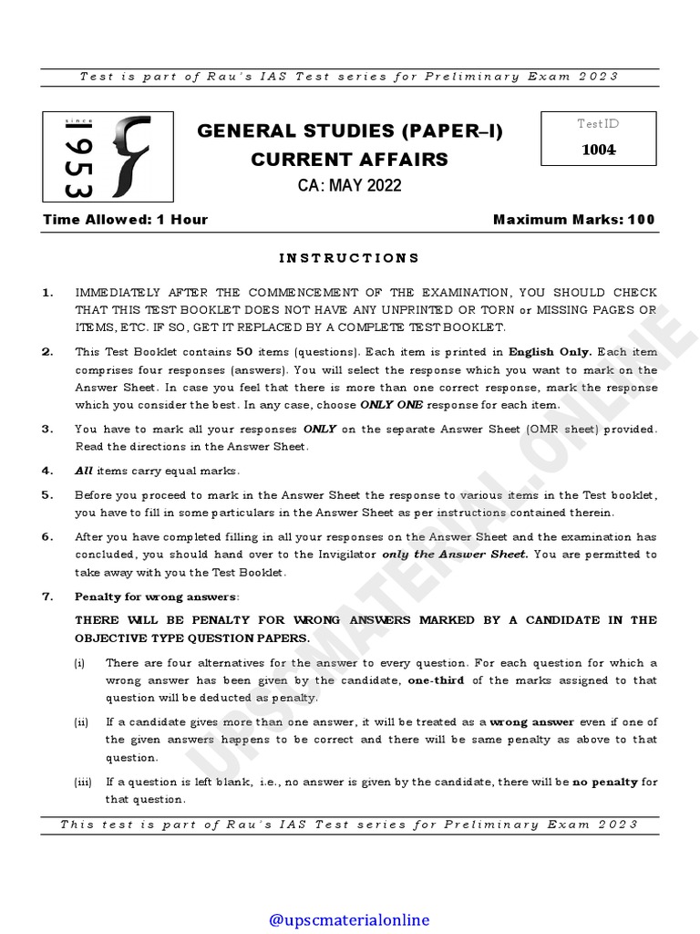 Microbots in IAS Preliminary Exam 2023 | PDF | Taxes