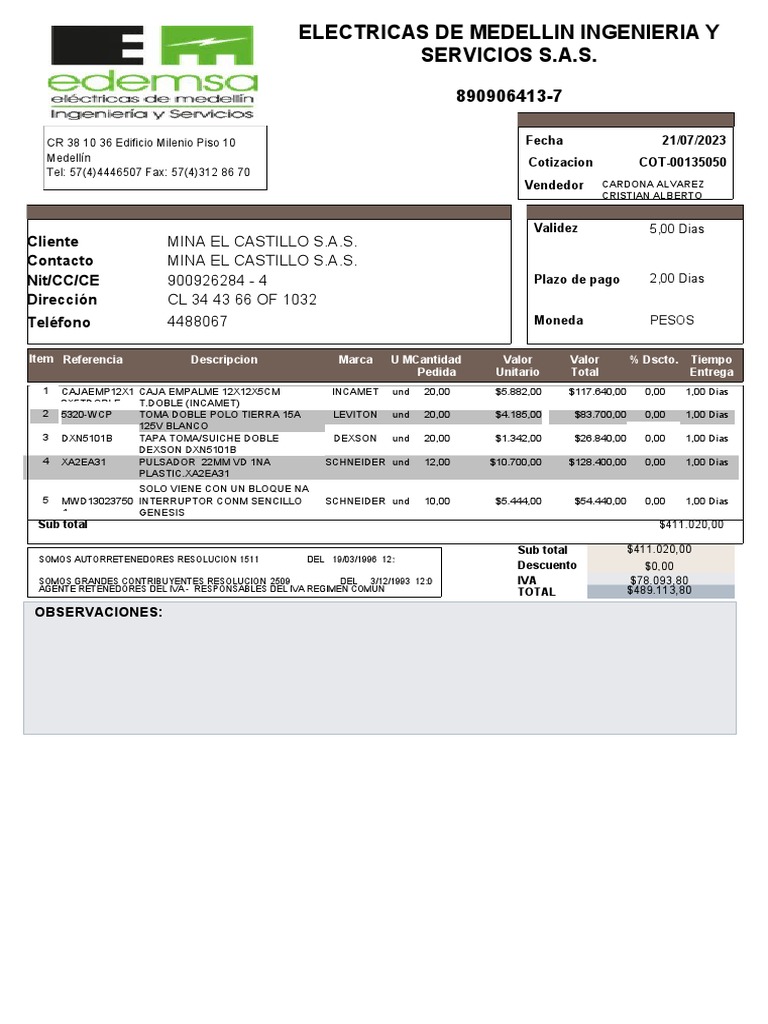 Mina El Castillo 135050 | PDF