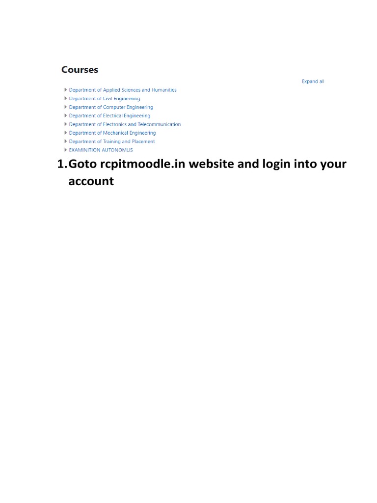 Student Moodle Manual | PDF