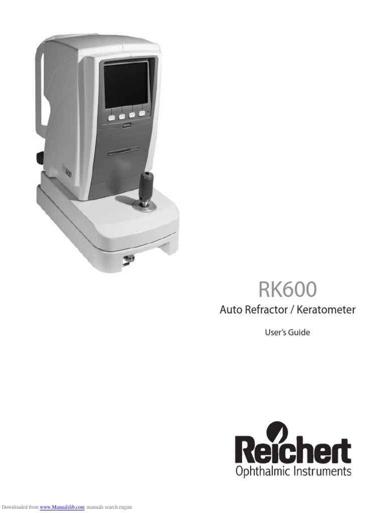 Autorefractometro RK600 | PDF