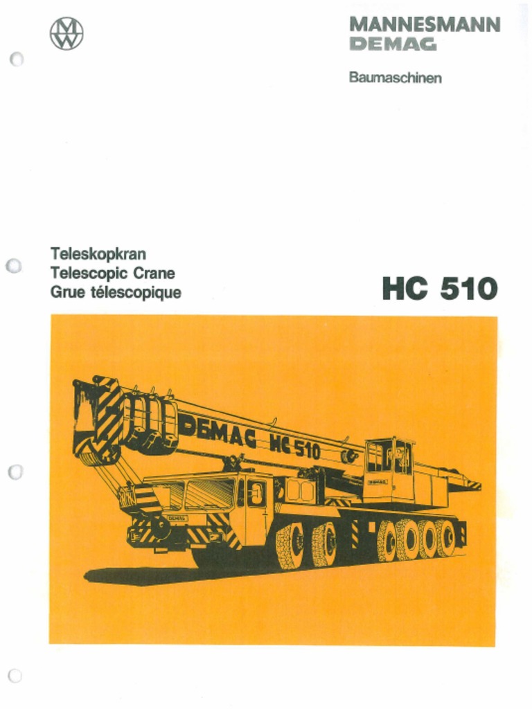 Brochure Demag HC510 | PDF