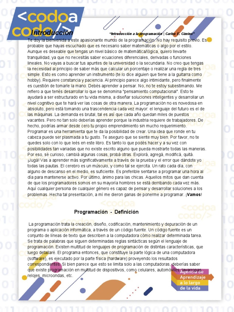 Algoritmos 1 2023 | PDF | Lenguaje de programación | Algoritmos