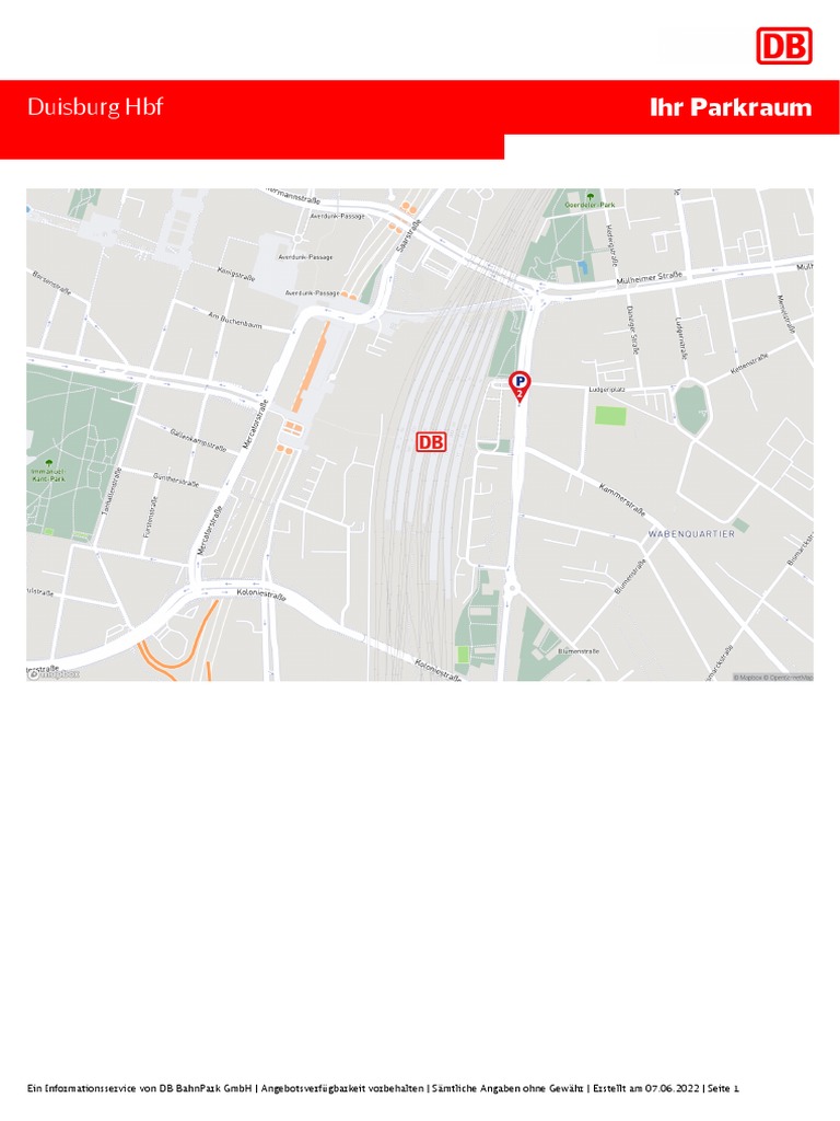 Parkhaus Duisburg HBF UCI | PDF