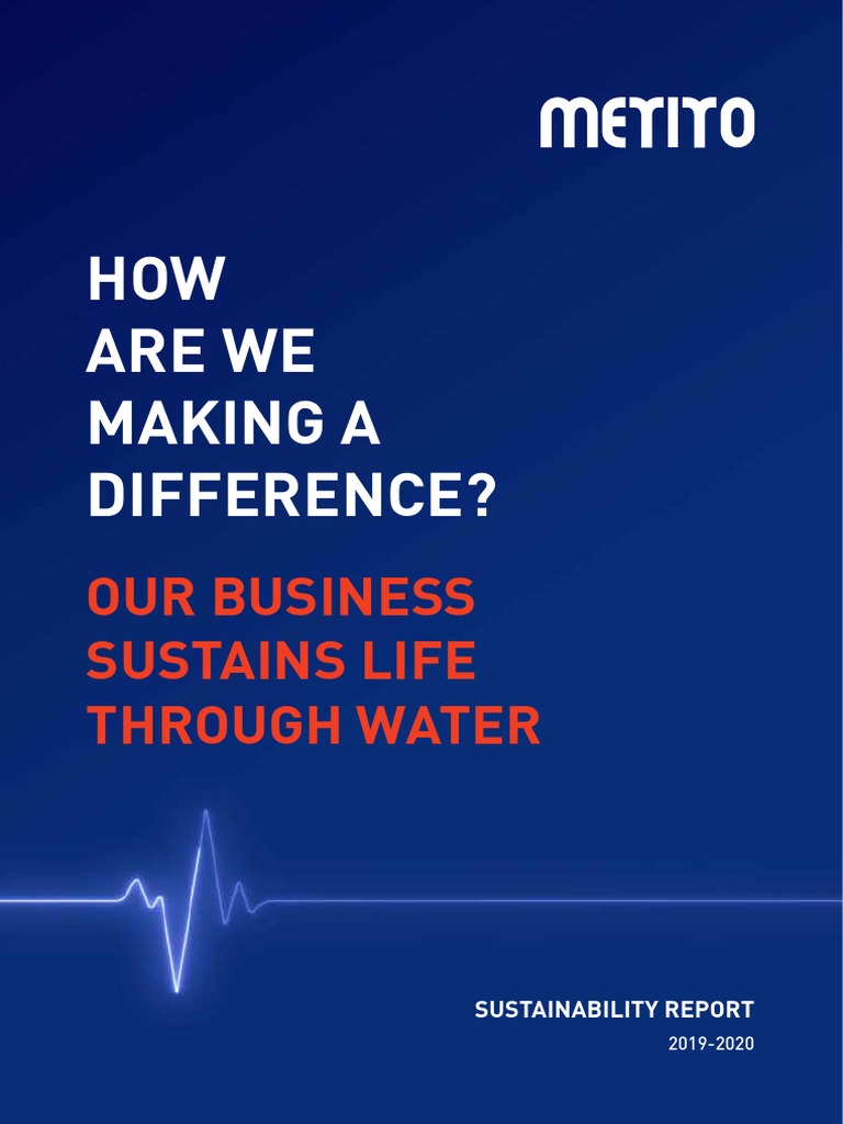 Metito Sustainability Report - 2019-2020 | PDF | Sustainability | Water
