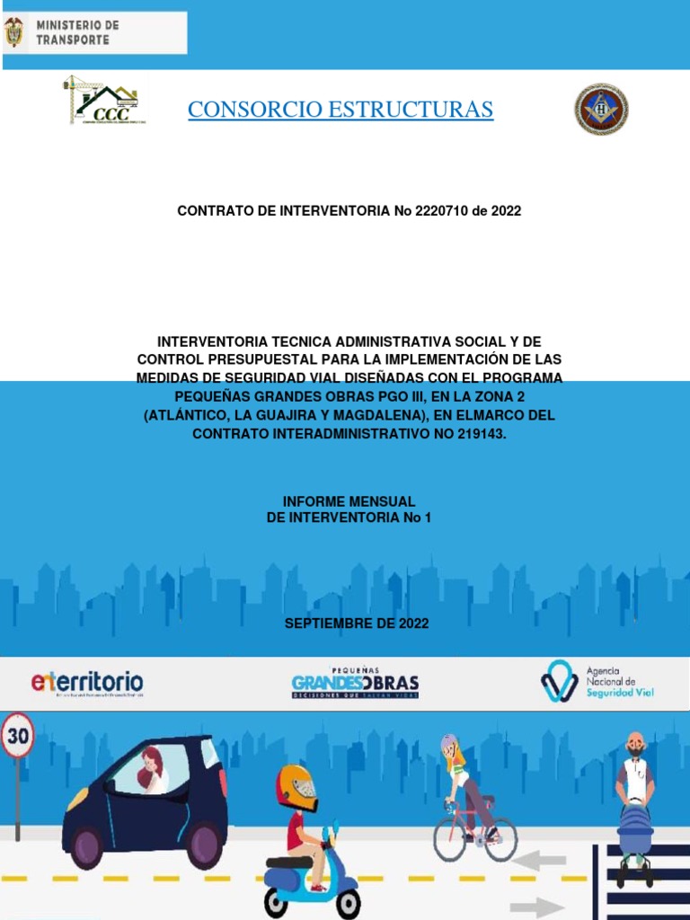 INFORME MENSUAL DE INTERVENTORÍA N1 ZONA2 | PDF