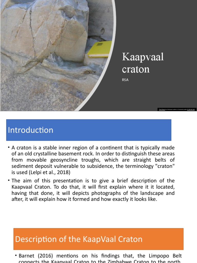 Overview of the Kaapvaal Craton | PDF