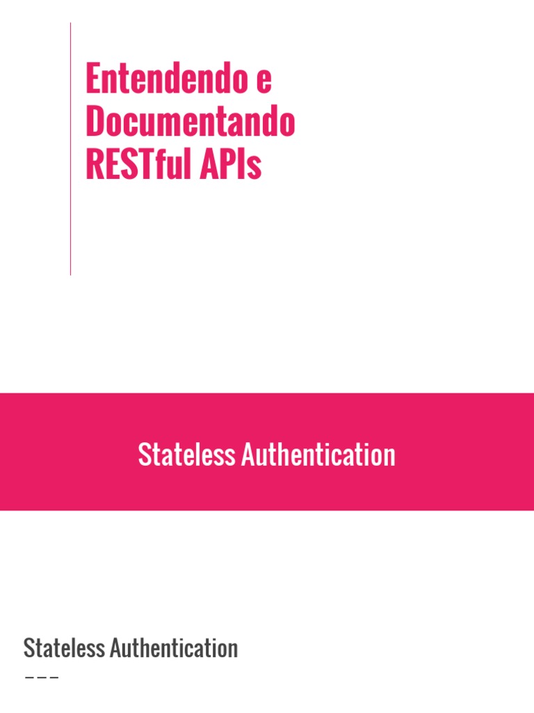 Aula 28 - Stateless Authentication | PDF