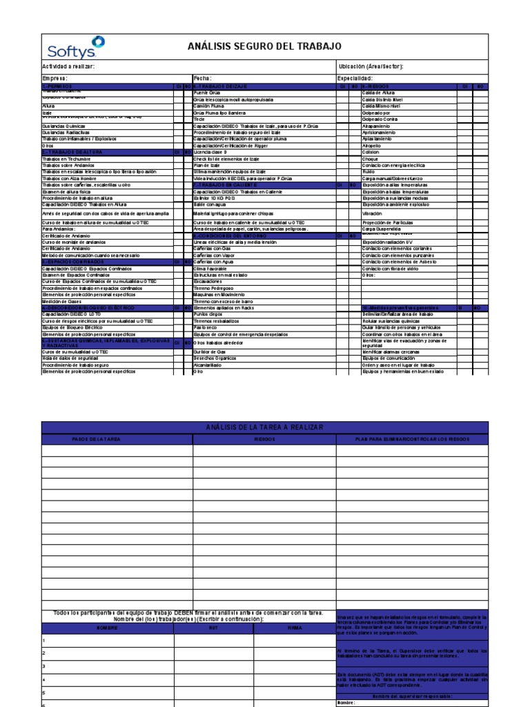Formato AST - 2023 Rev01 | PDF