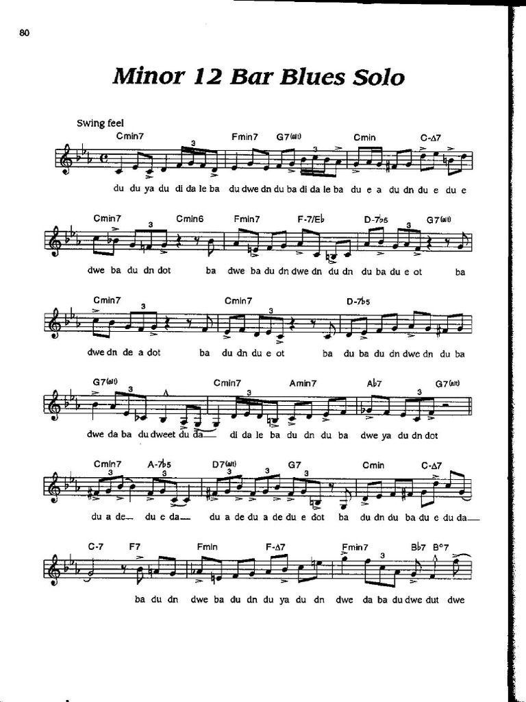 Bob Stoloff Minor Blues | PDF