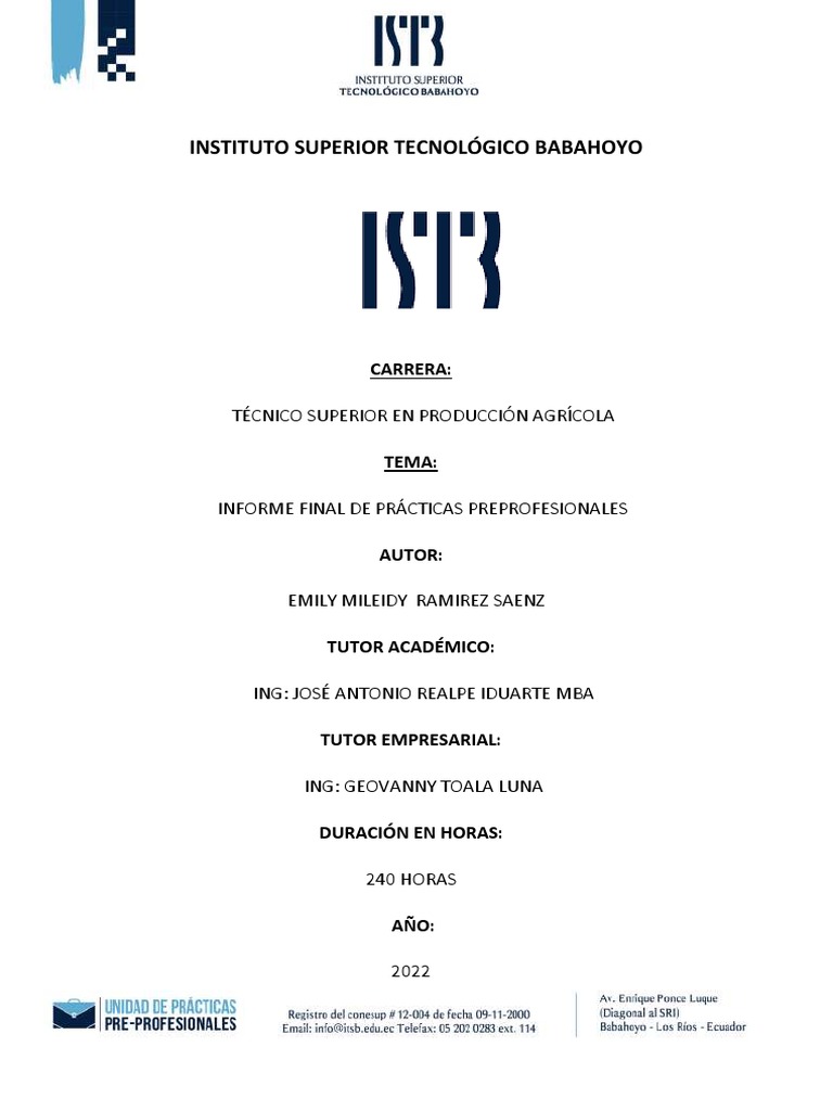 Informe Final Corregido Saenz | PDF | Agricultura