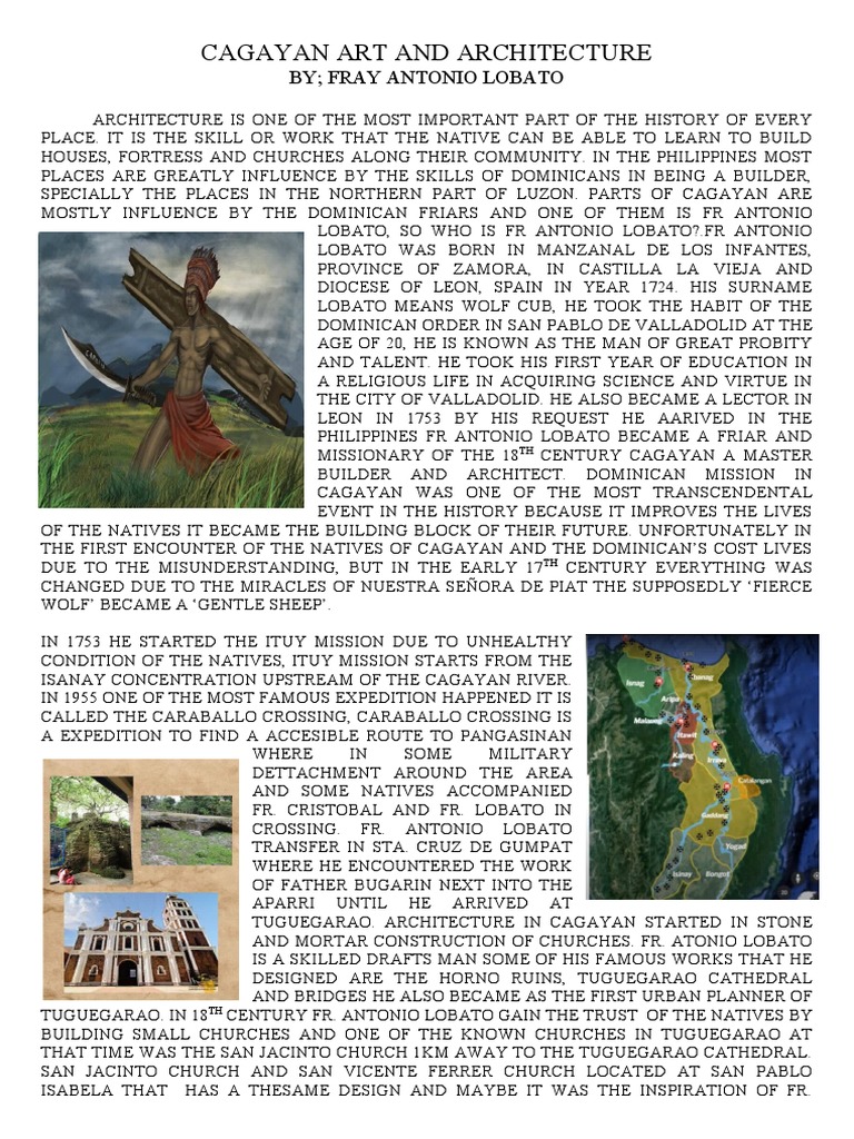 Fr. Antonio Lobato: Cagayan's Architect | PDF | Art