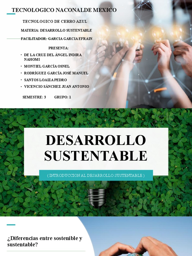 Presentación 3 | PDF | Sustentabilidad | Desarrollo sostenible