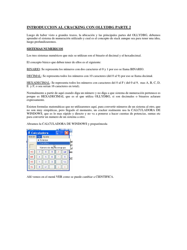 Introduccion Al Cracking Con Ollydbg Parte 2 | PDF Introduccion Al Cracking Con Ollydbg Parte 2 | PDF