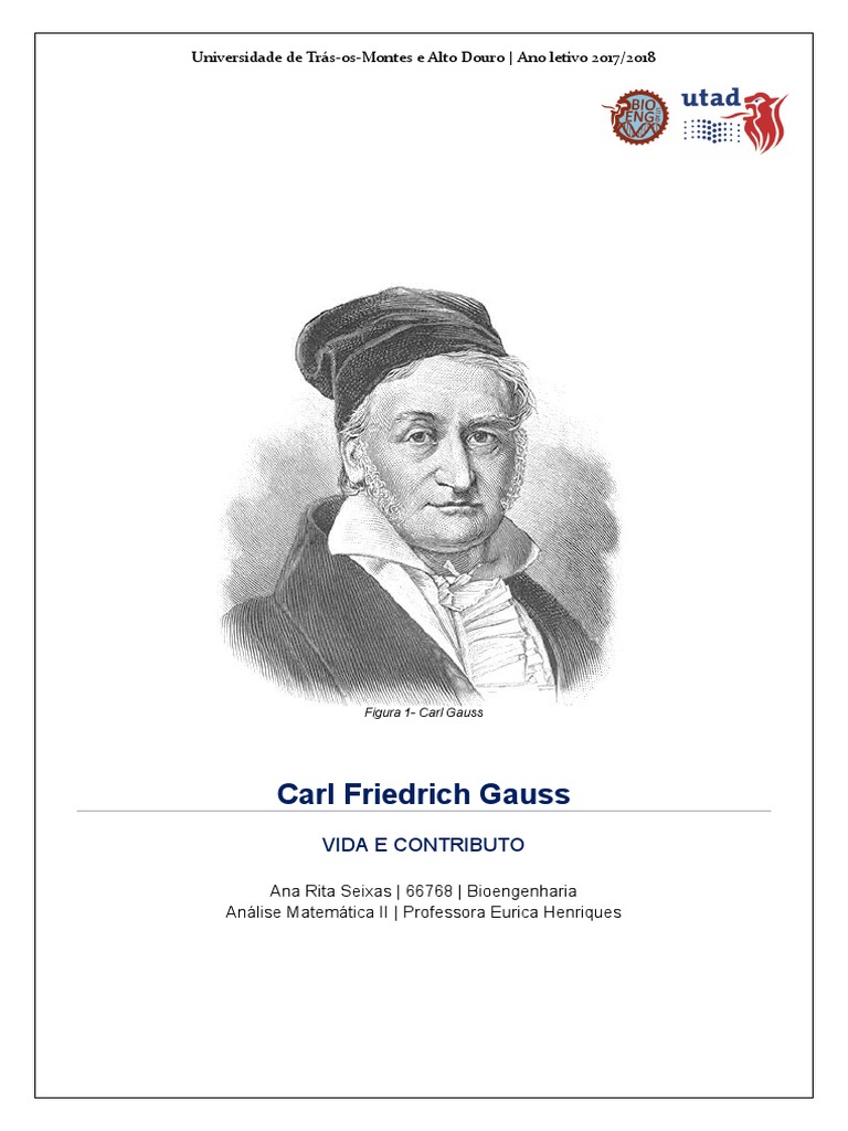 Biografia e Contributos de Gauss | PDF