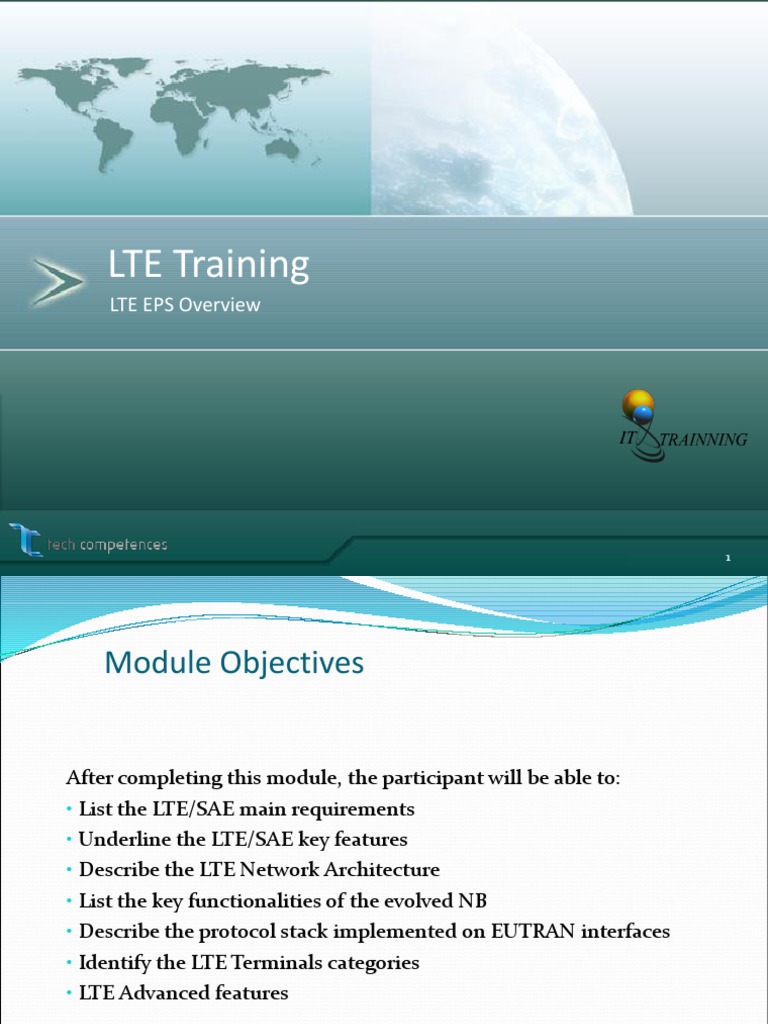02 Tc-Lte-01 Lte Eps Overview | PDF